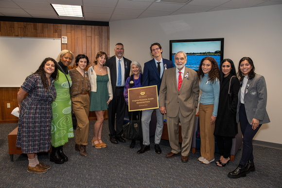 University Dedicates Virginia Rosanne Amato Memorial Patio | The ...
